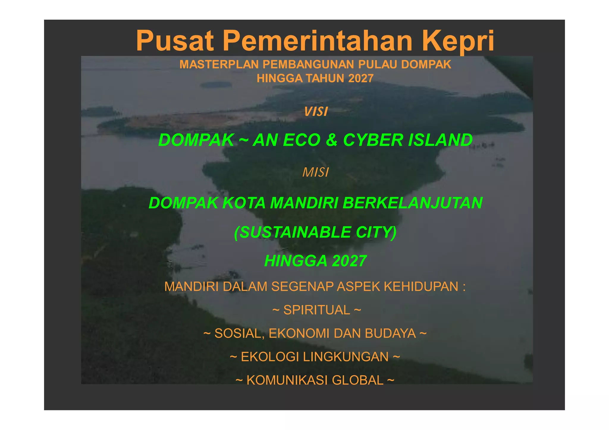 Penyusunan MASTERPLAN PULAU DOMPAK | PDF