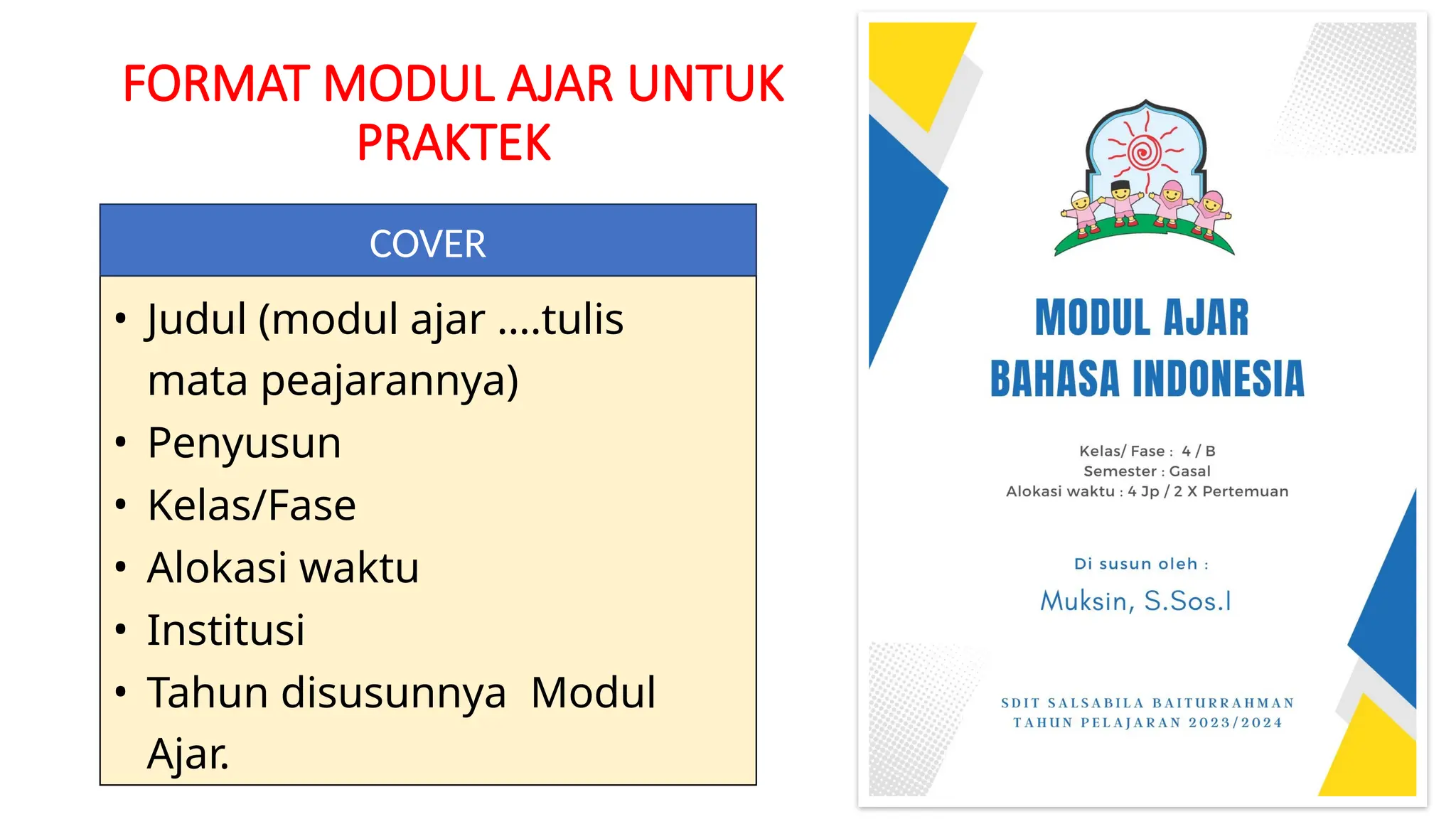 Materi penyusunan modul ajar kurikulum merdeka | PPTX