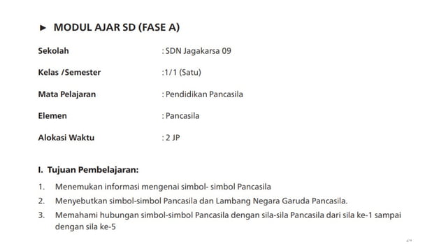 Materi penyusunan modul ajar kurikulum merdeka | PPTX