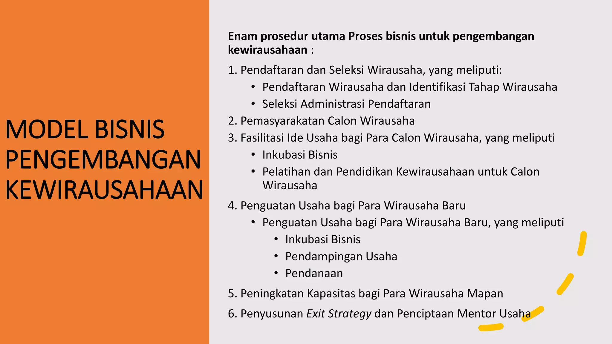 Penyusunan pedoman pengembangan Kewirausahaan Nasional | PPTX