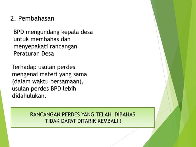 Penyusunan Perdes dan BUMDes Untuk Desa-Desa | PPTX