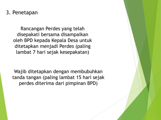 Penyusunan Perdes dan BUMDes Untuk Desa-Desa | PPTX