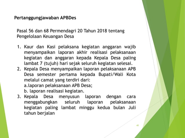 Penyusunan Perdes dan BUMDes Untuk Desa-Desa | PPTX