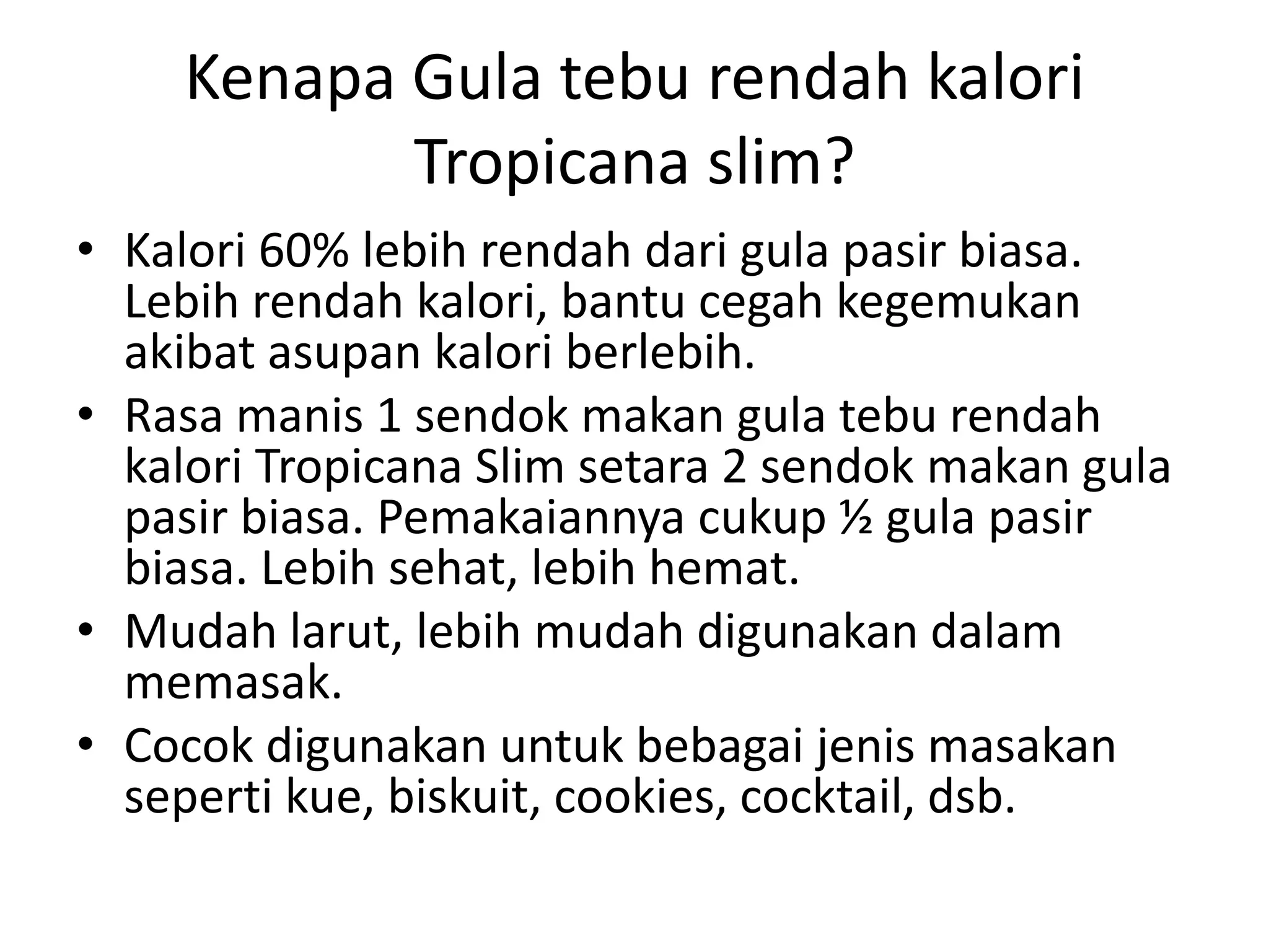 Penyusunan prof tropicana slim. kel. pak barkah | PPTX