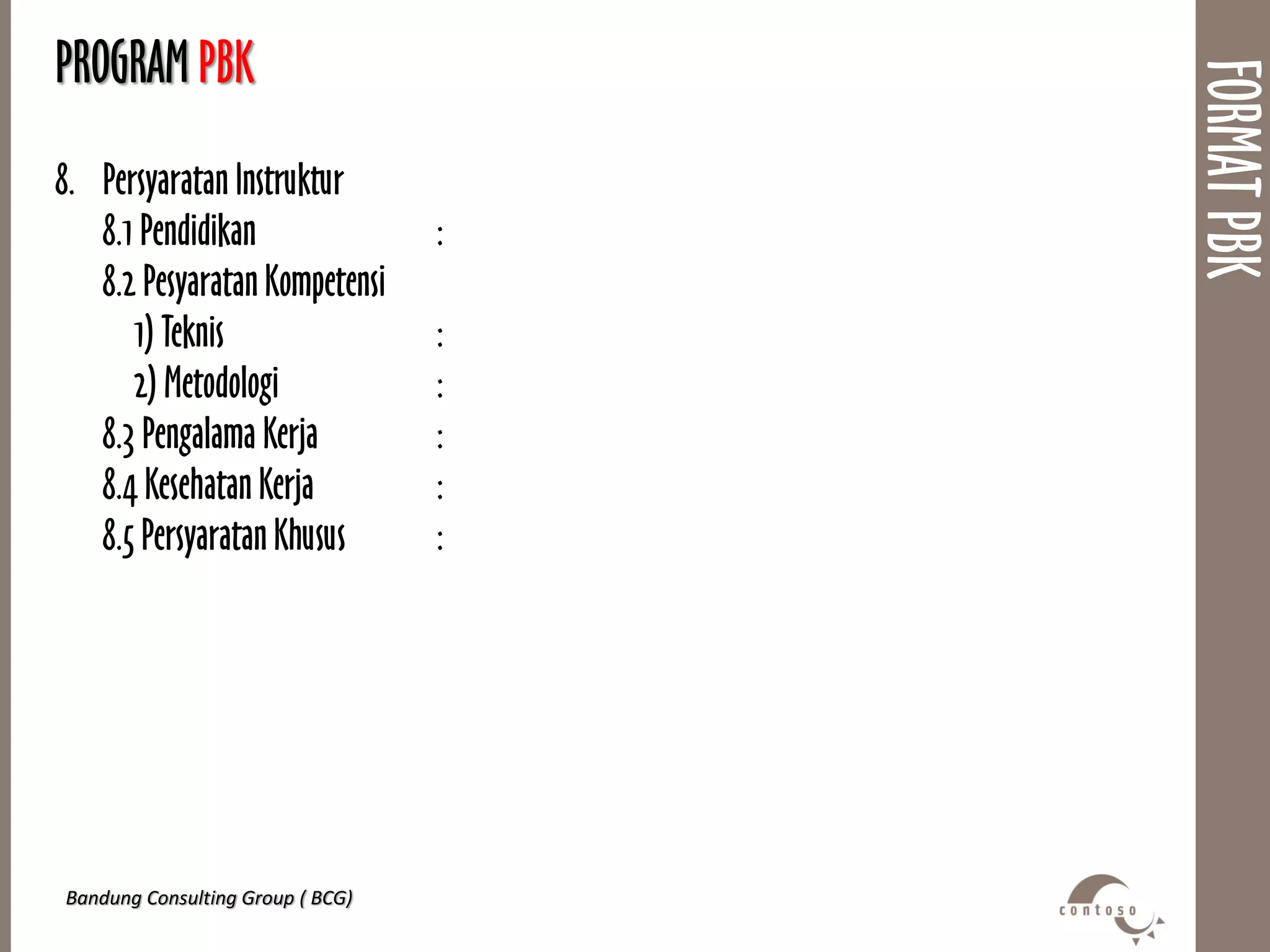 Penyusunan program pelatihan berbasis kompetensi | PDF