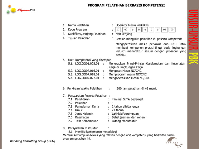 Penyusunan program pelatihan berbasis kompetensi | PDF