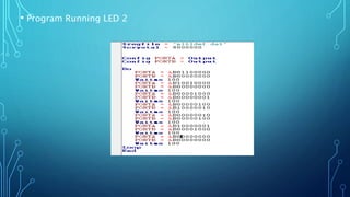 Program percobaan running led | PPT