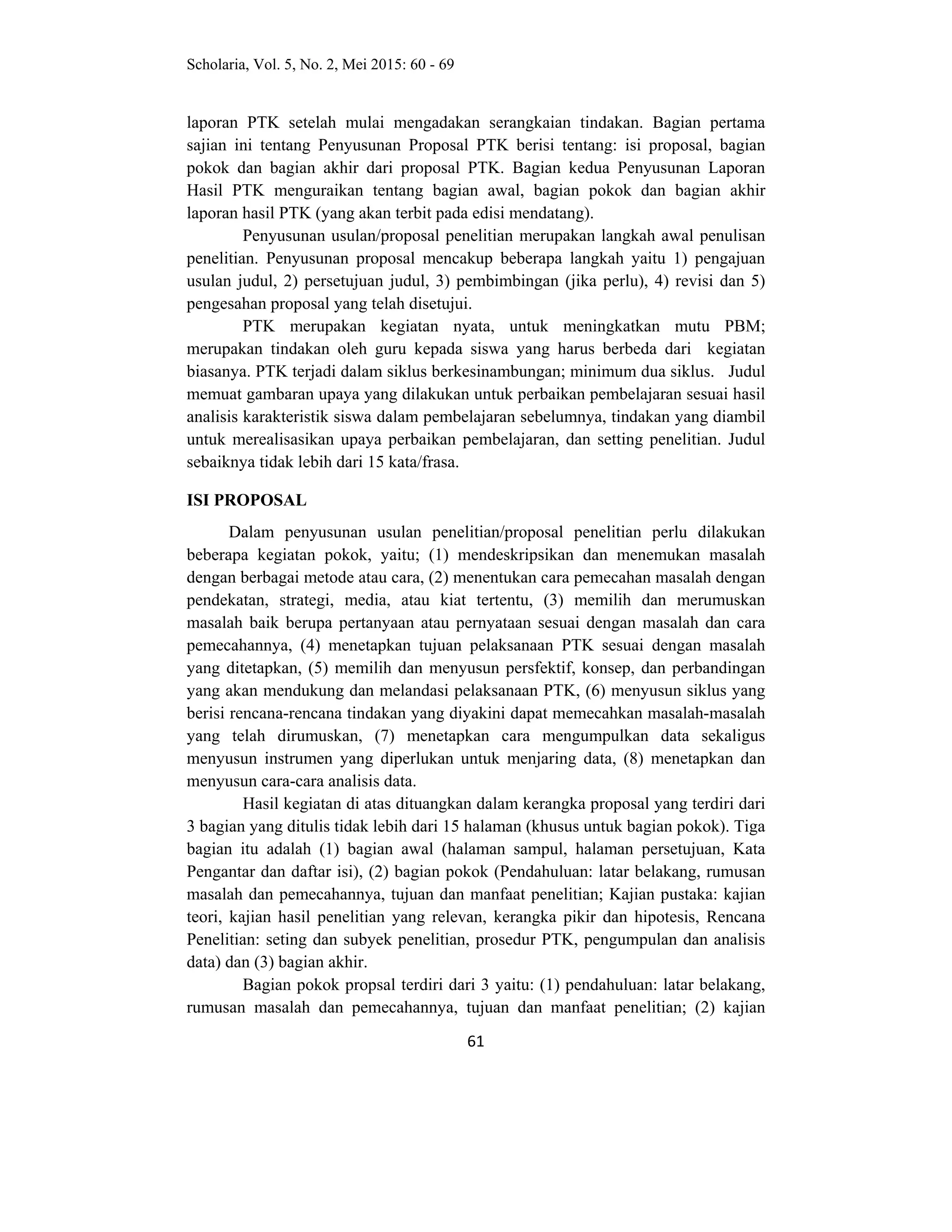 Penyusunan proposal penelitian_tindakan_kelas | PDF