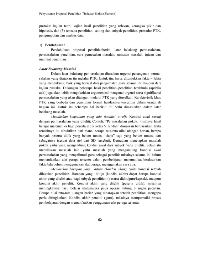 Penyusunan proposal penelitian_tindakan_kelas | PDF