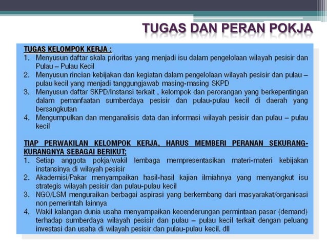Penyusunan rencana strategis wilayah pesisir dan pulau pulau kecil | PPTX Penyusunan rencana strategis wilayah pesisir dan pulau pulau kecil | PPTX