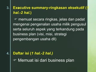 Penyusunan Rencana Usaha.ppt