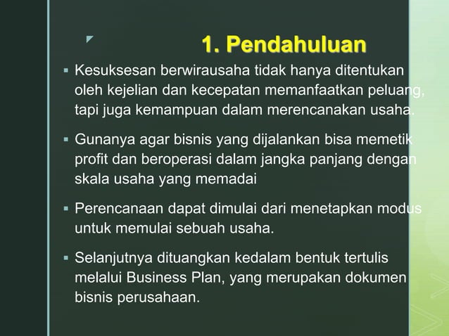Penyusunan Rencana Usaha.ppt
