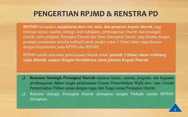 Penyusunan renstra pd | PPTX