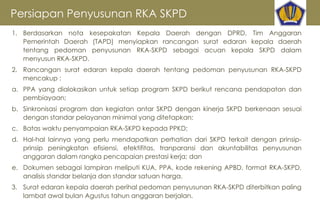 Penyusunan Rencana kerja dan Anggaran SKPD | PPT