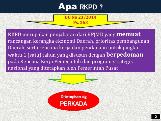 Penyusunan RKPD