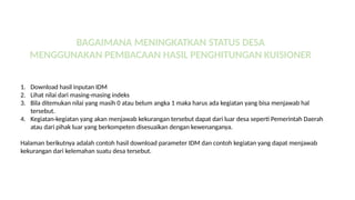 Penyusunan RKPDesa Menggunakan SDGs dan IDM.pptx