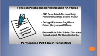 Penyusunan Rencana Pembangunan Jangka Menengah-RKP Desa.pptx