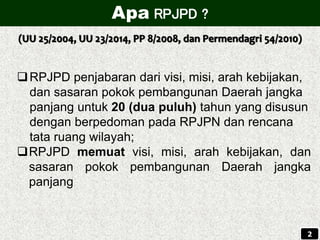 Penyusunan RPJPD | PPTX