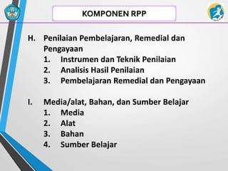 Penyusunan Rencana Pelaksanaan Pembelajaran (RPP) | PPTX