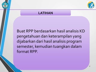 Penyusunan Rencana Pelaksanaan Pembelajaran (RPP) | PPTX
