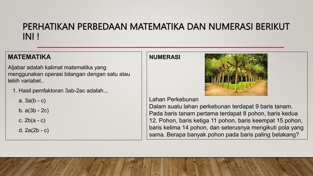 Penyusunan soal numerasi-Numerasi adalah kemampuan memahami dan ...