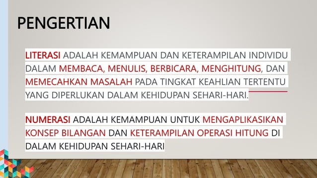 Penyusunan soal numerasi-Numerasi adalah kemampuan memahami dan ...