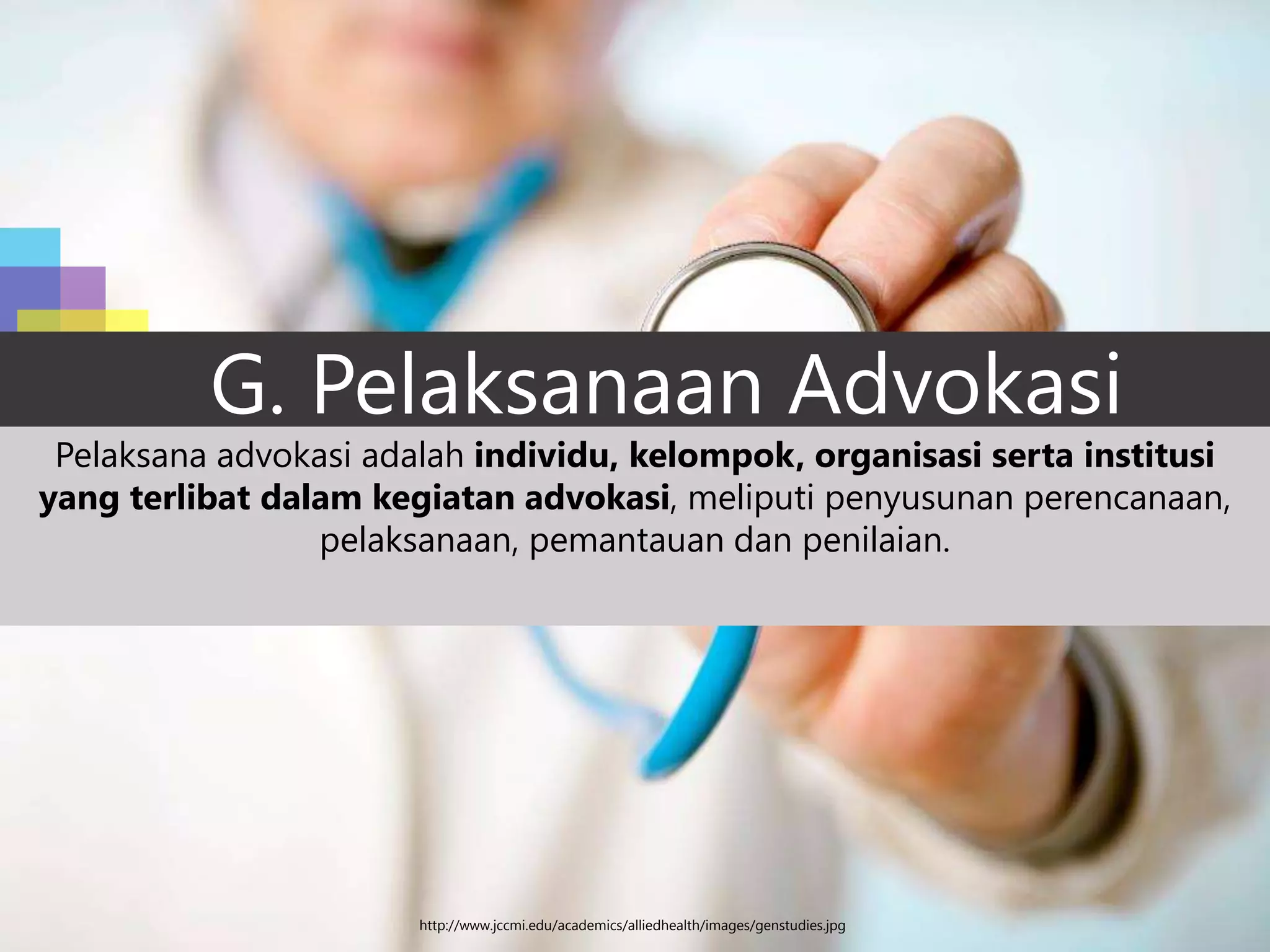 Penyusunan Strategi Advokasi Kesehatan | PPTX