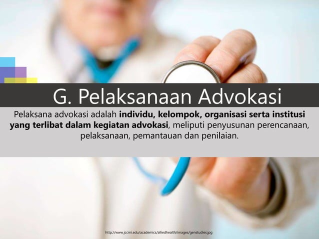 Penyusunan Strategi Advokasi Kesehatan | PPTX