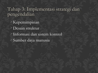 PENYUSUNAN STRATEGI DAN IMPLEMENTASI | PPT