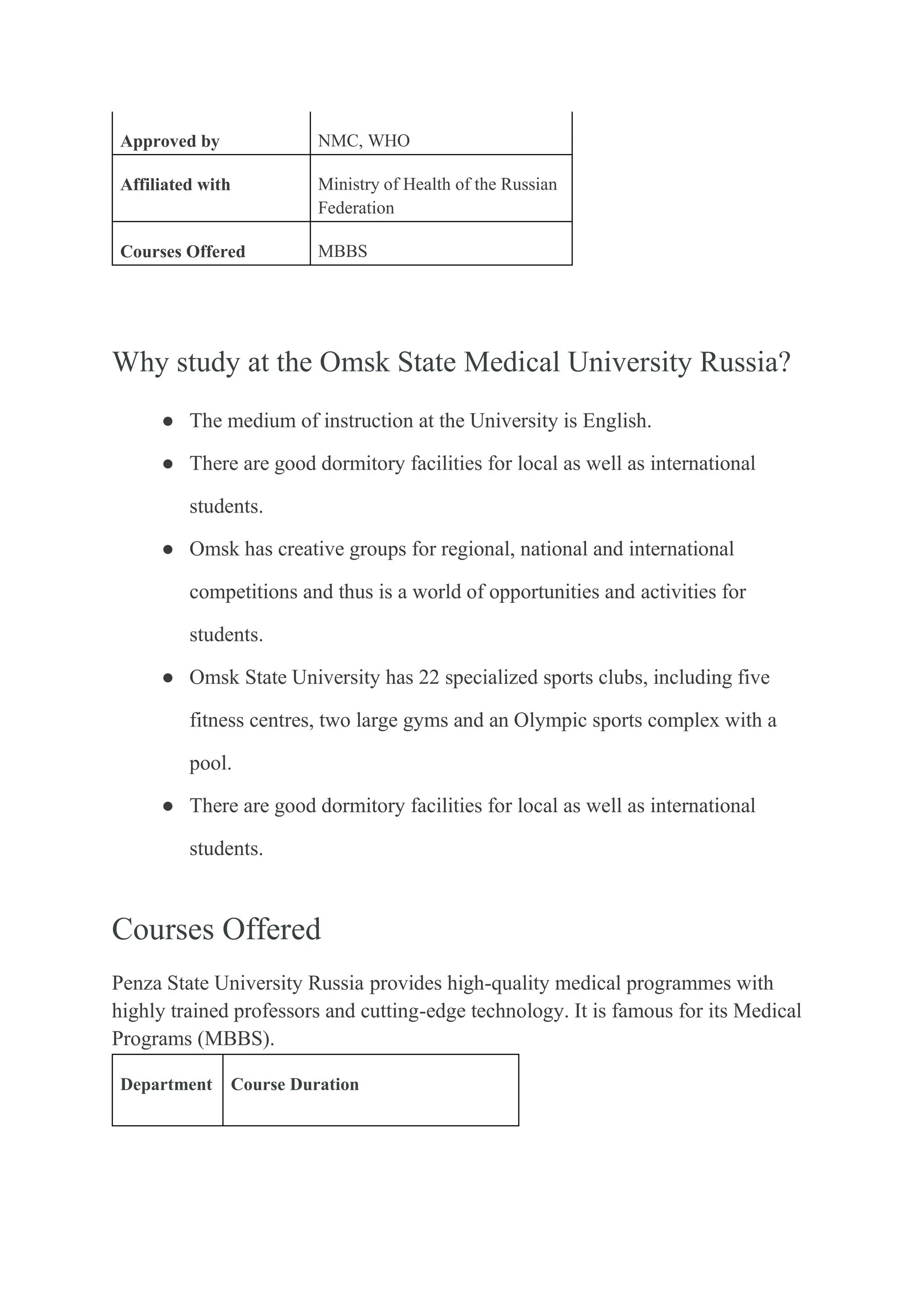 Penza State University Russia 2024-25: Admission, Courses, Fees ...