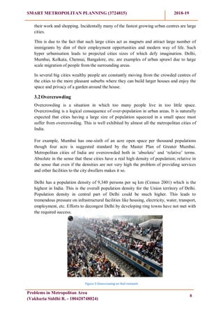 Problems in metropolitan cities by vakharia_siddhi | PDF