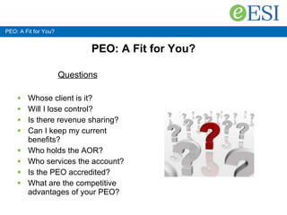 Peo Fit | PPT