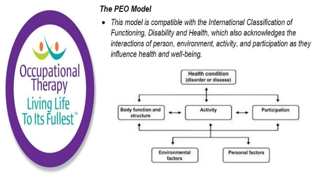 Applying the Person Environment Occupation Model to Practice | PPTX