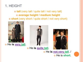 Describing people | PPTX