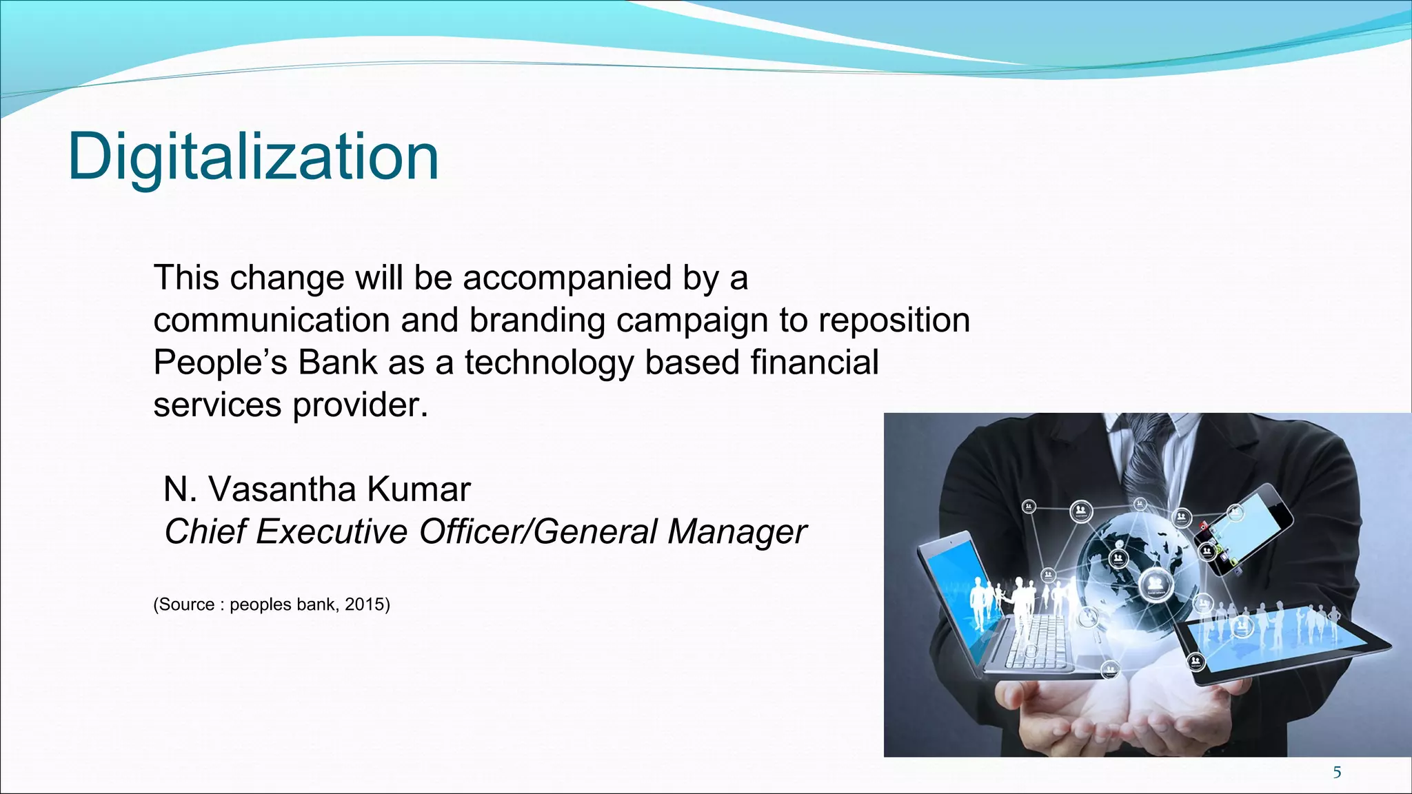 Change Management - Bank Digitization | PPT