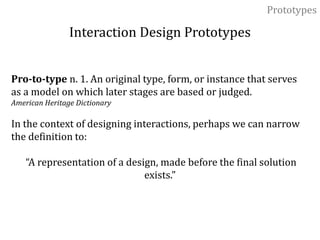 People and prototypes | PPT