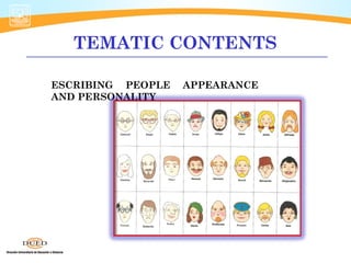 People appearance and personality ingles iv unit i | PPT