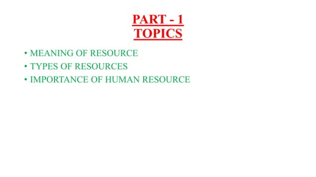 PEOPLE AS RESOURCE Class 9 cbse ppt-1.pptx | Business | Business and Finance