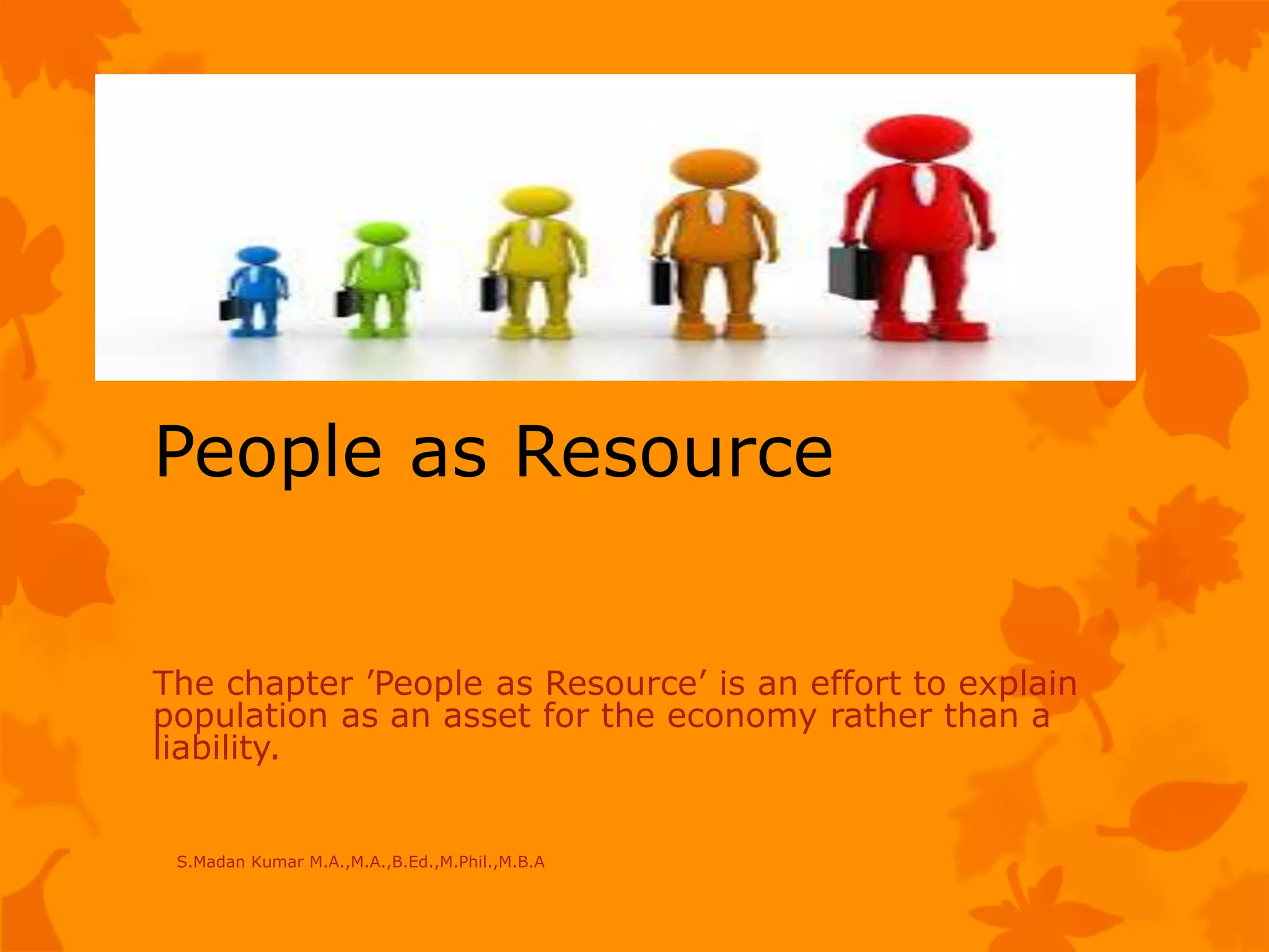 People as resource | PPTX