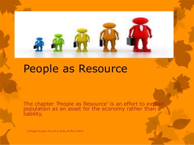 People as resource