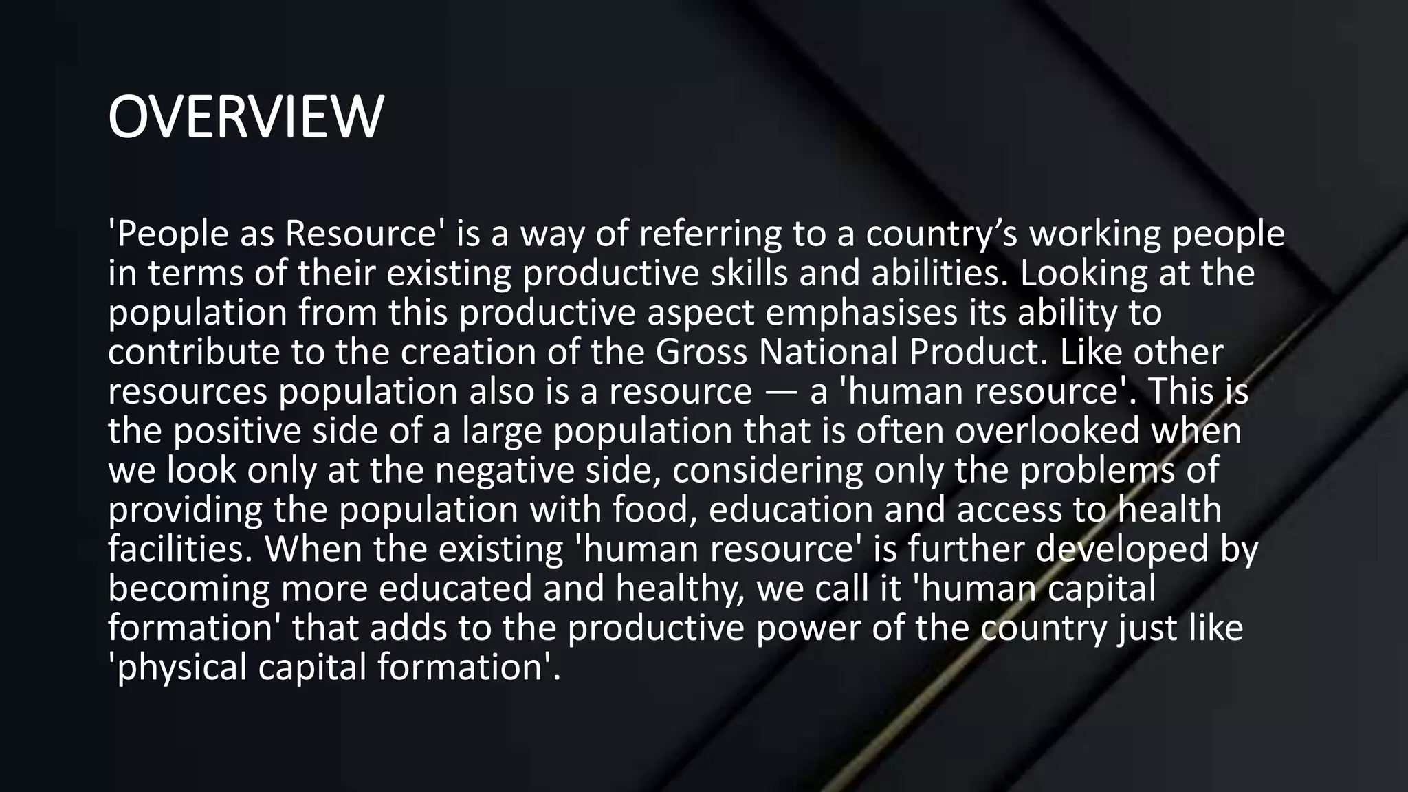 People as resource | PPTX