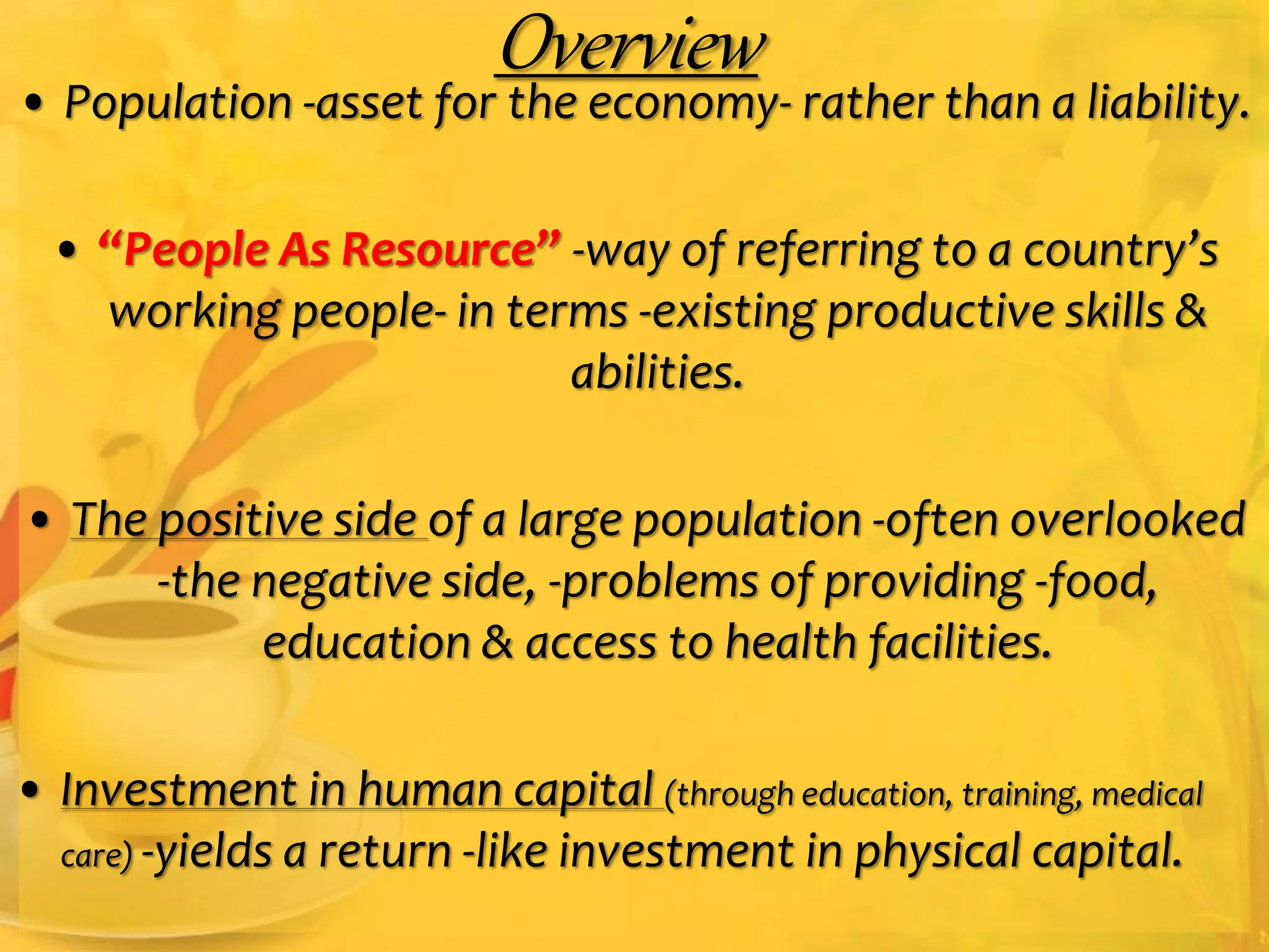 People as resources | PPTX