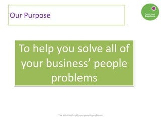 People based solutions | PPT
