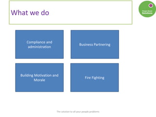 People based solutions | PPT