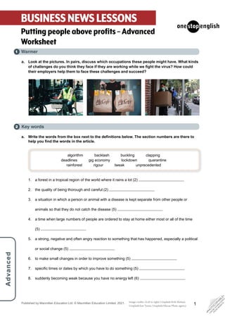 People Before Profit - Advanced Business English Article.pdf