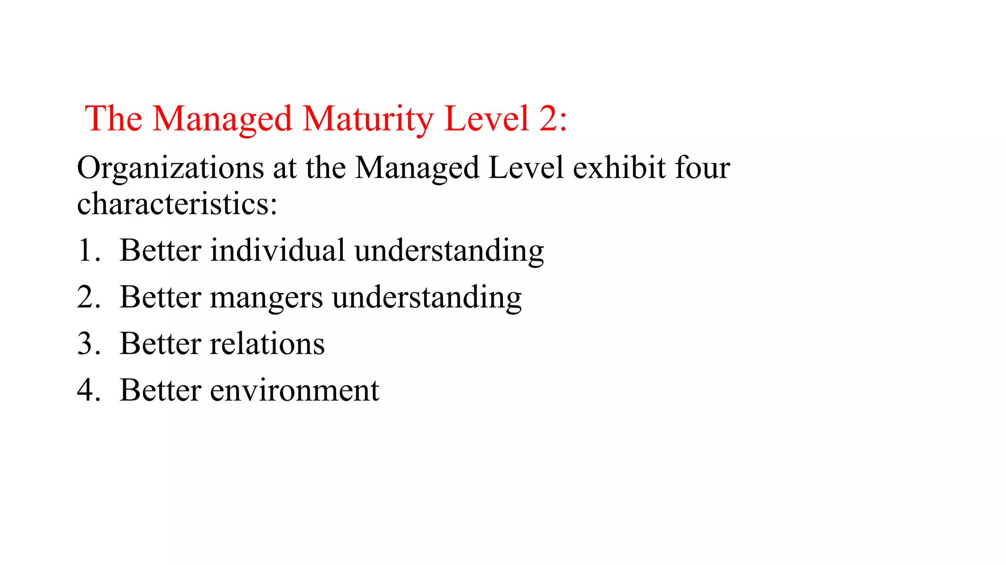 People capability and maturity model levels | PPTX