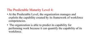People capability and maturity model levels | PPTX