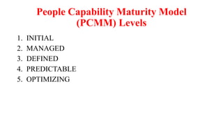 People capability and maturity model levels | PPTX