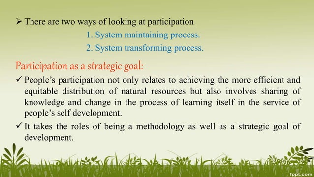 PEOPLE CENTRIC DEVELOPMENT.pptx | Agriculture | Industries