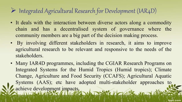 PEOPLE CENTRIC DEVELOPMENT.pptx | Agriculture | Industries